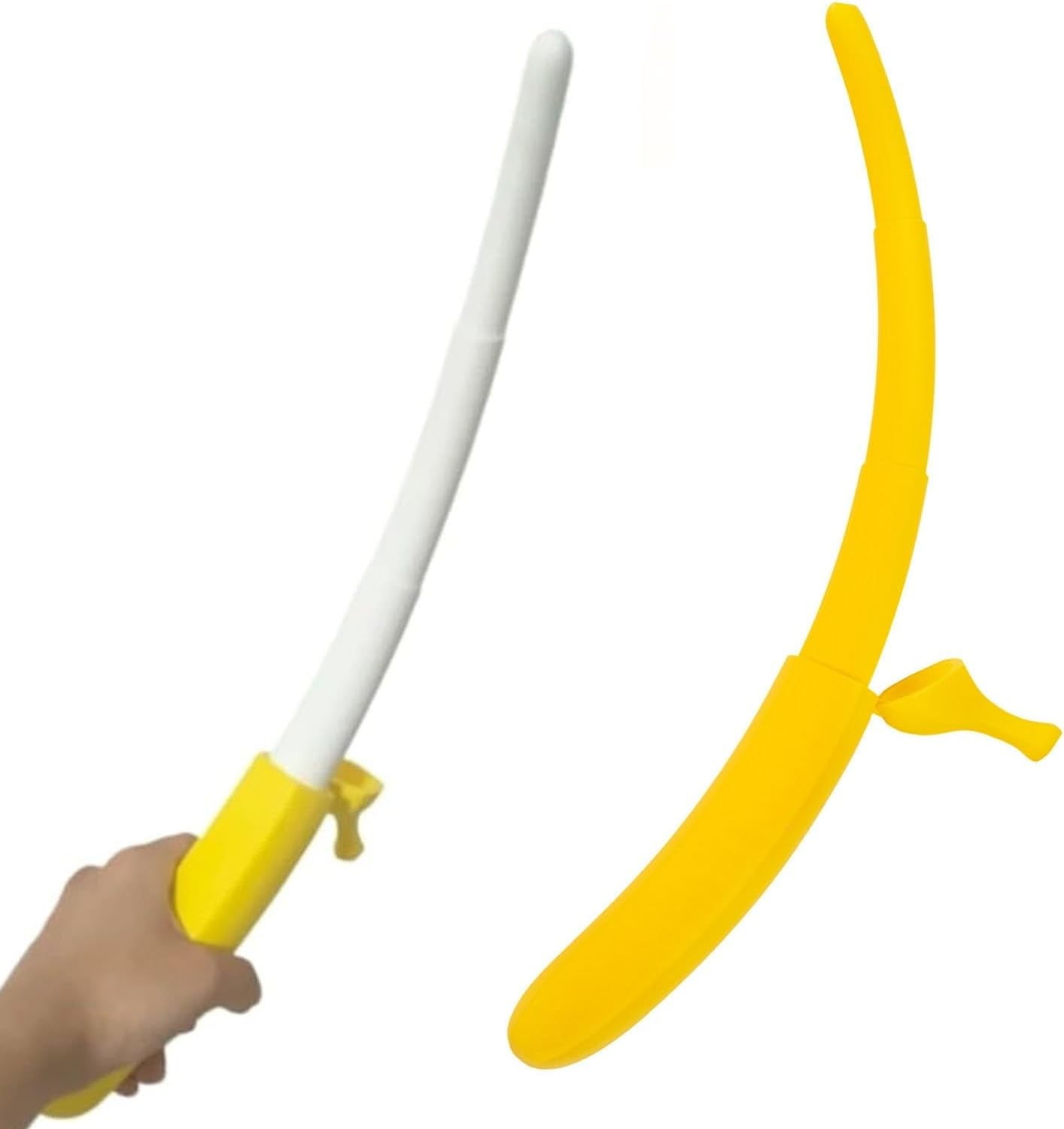 Retractable Banana Sword, 3D Printed Plastic Banana Wand Extendable ...