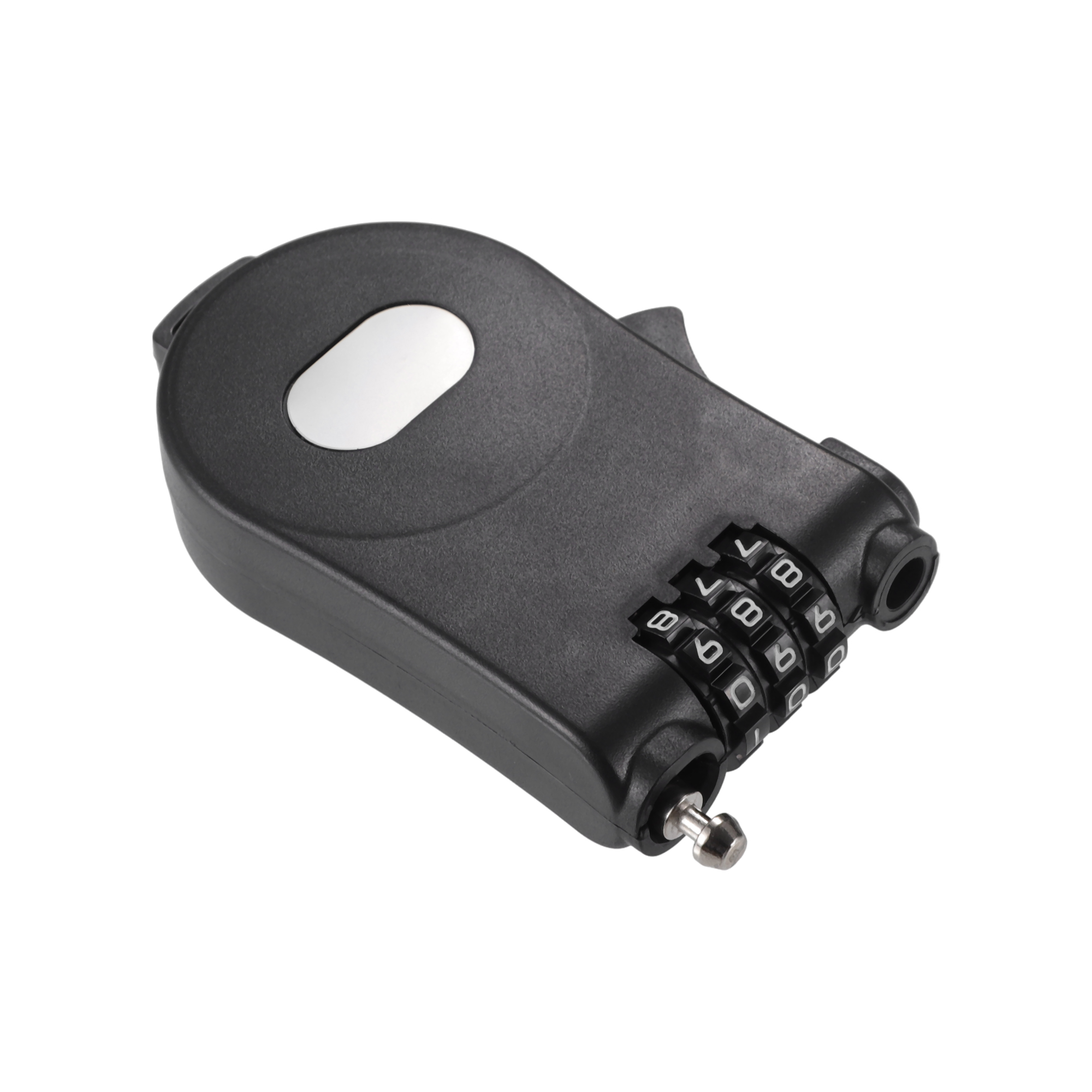 Retractable Bike Chain Lock with 3 Digit Bike Lock Cable Anti Theft ...