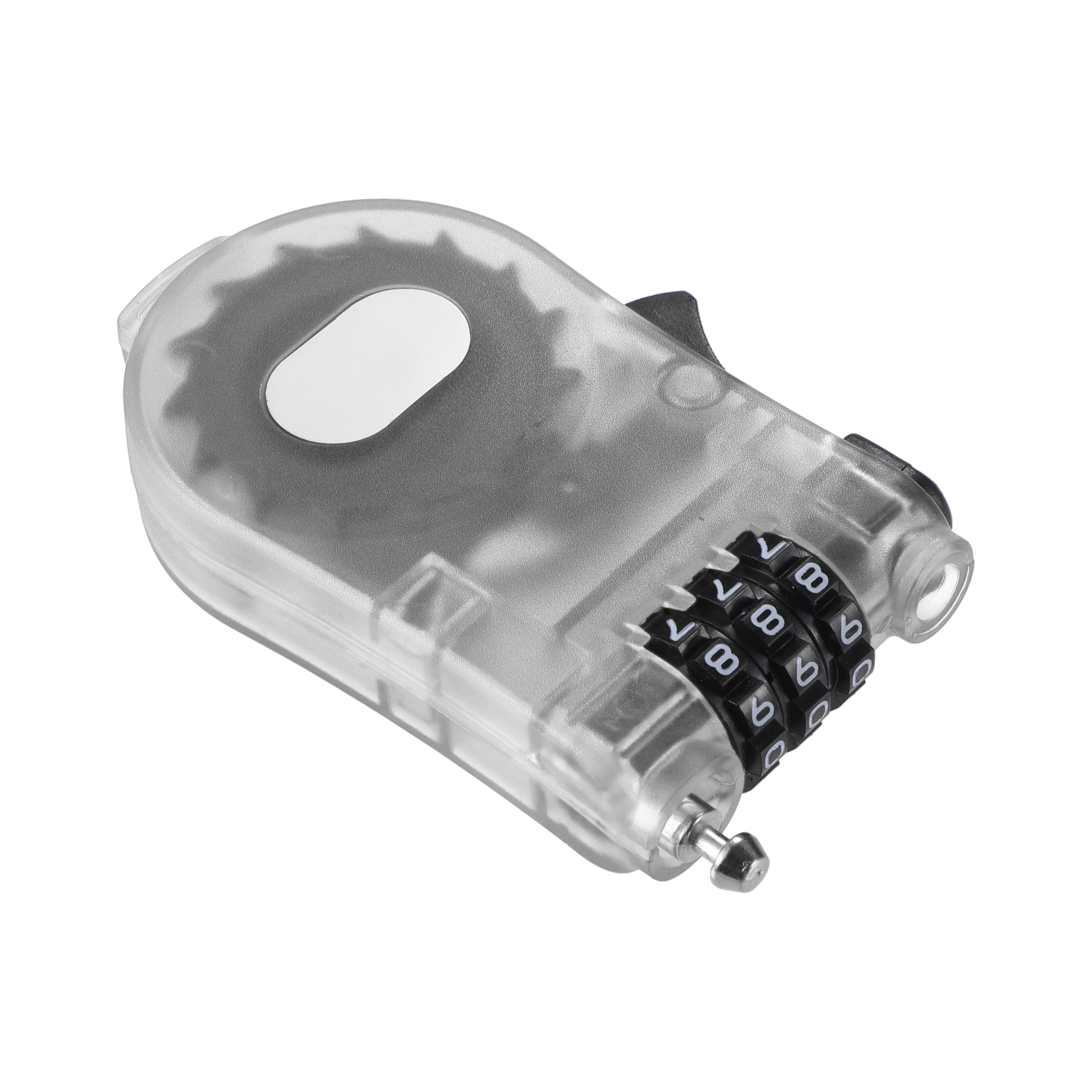 Retractable Bike Chain Lock with 3 Digit Bike Lock Cable Anti Theft ...