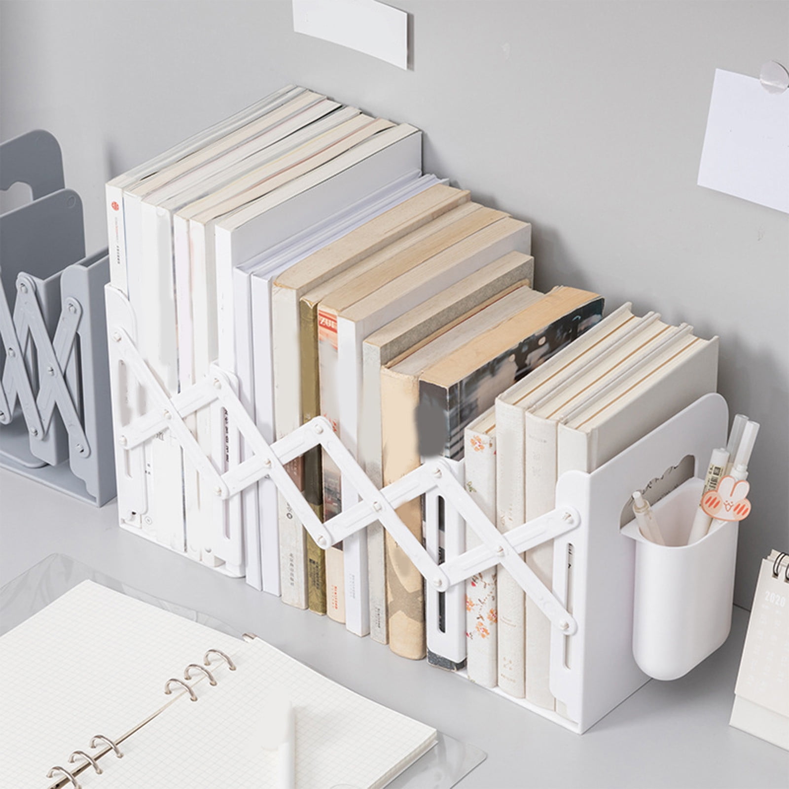 Retractable Book Stand, Usavan Portable Space Saving Book Holder ...