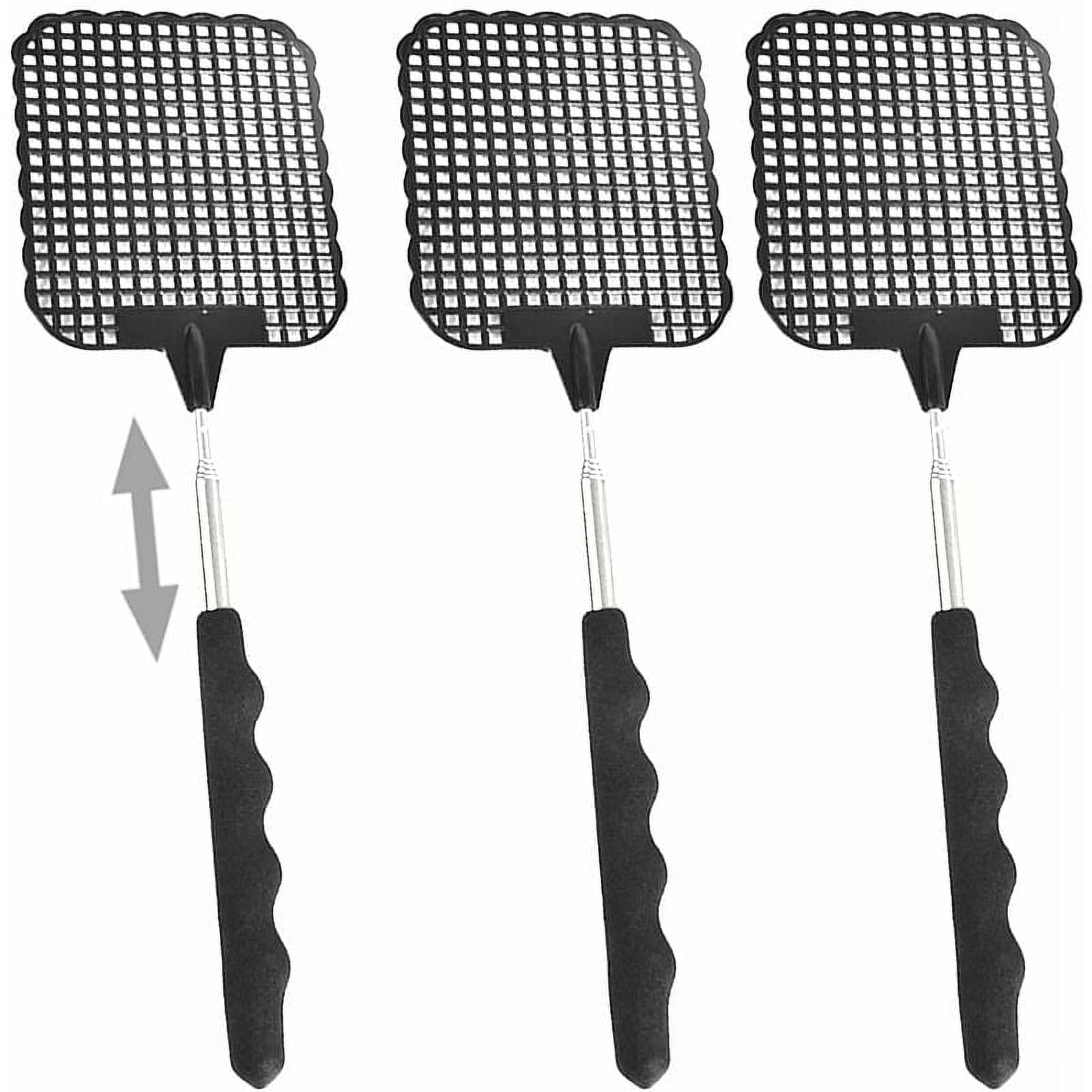 Retractable Bug Swatter, Non-Toxic Plastic & Stainless Steel Insect ...