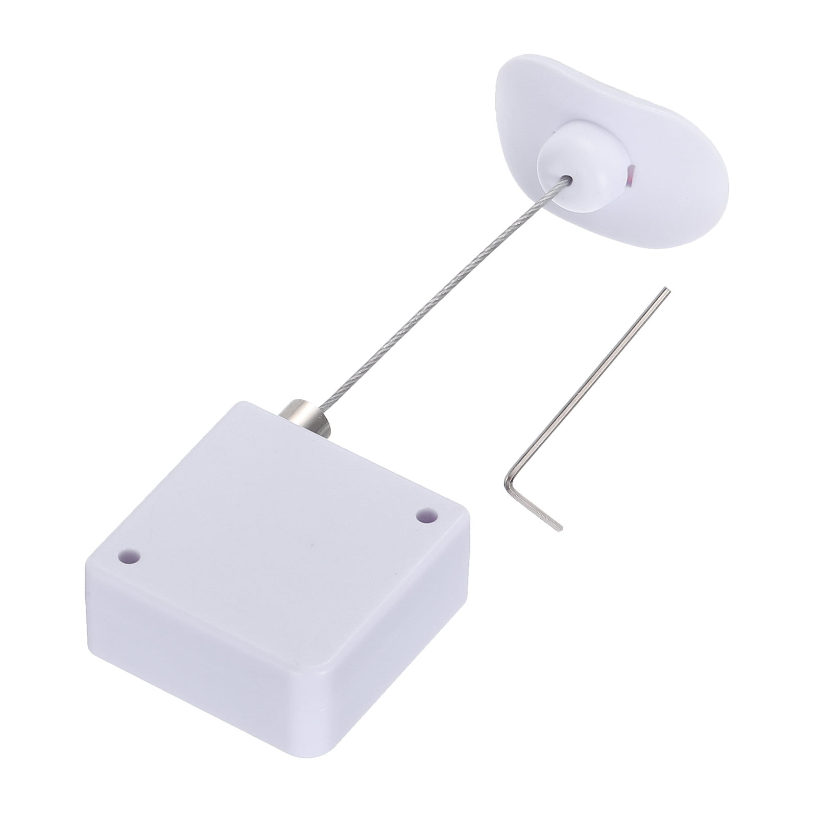 Retractable Cable Lock with Double-Sided Adhesive Remote Lock Arc ...