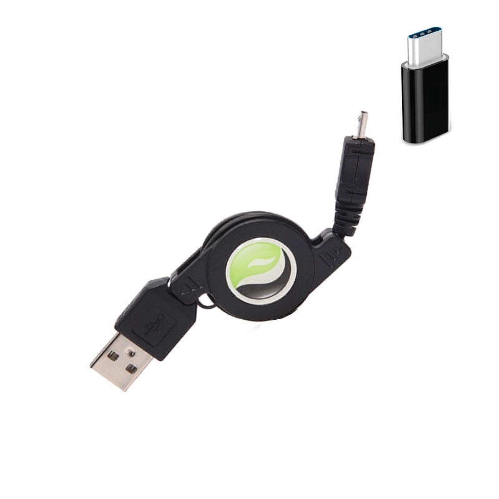 Retractable Cable with USB-C Adapter for Samsung Galaxy Tab A9/Tab A9 ...