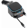 Retractable Car Charger 96W with Bluetooth Car Adapter, 4 in 1 Fast ...