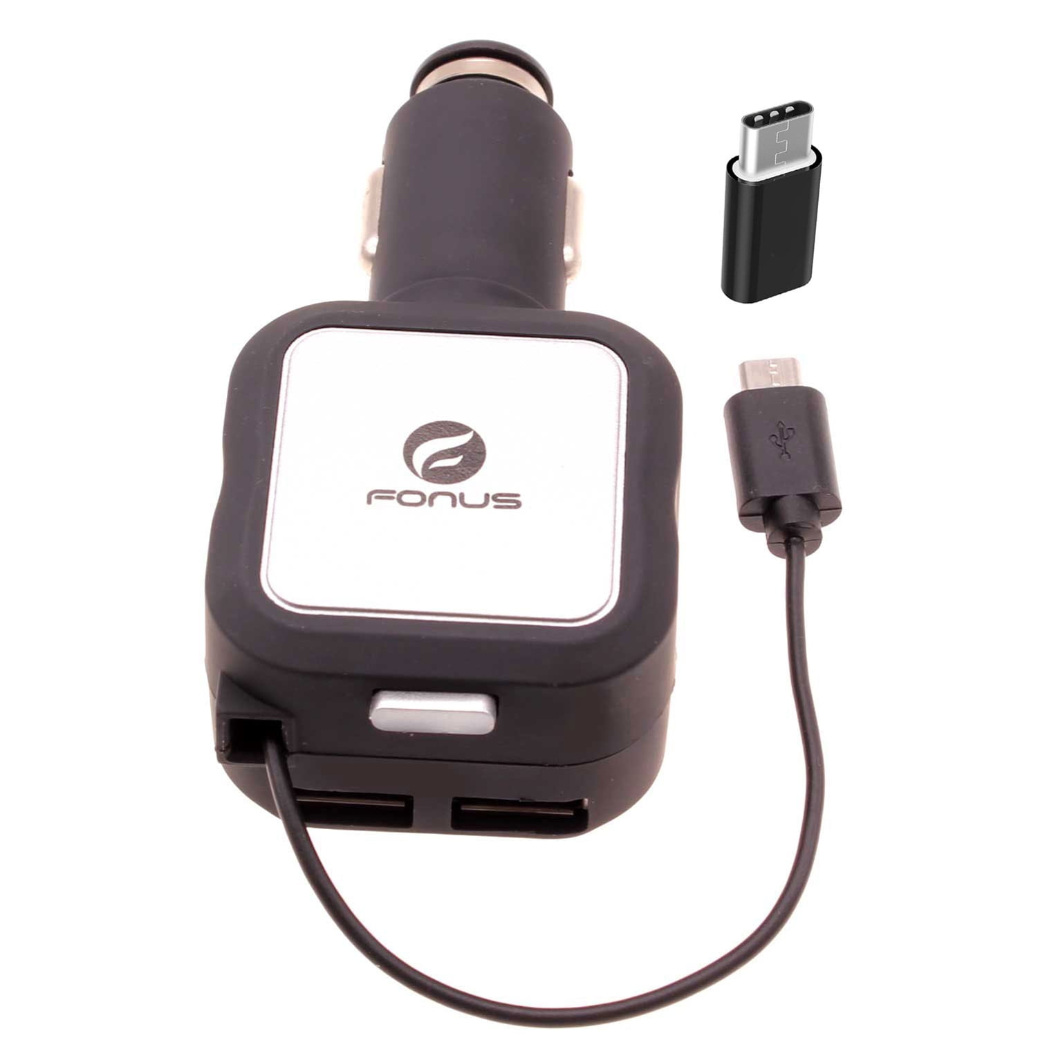 Retractable Car Charger for Consumer Cellular Verve Snap/Connect - 4 ...