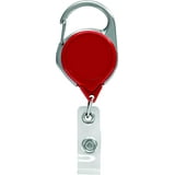 Retractable Carabiner Badge Reel with Belt Clip - Heavy Duty ...