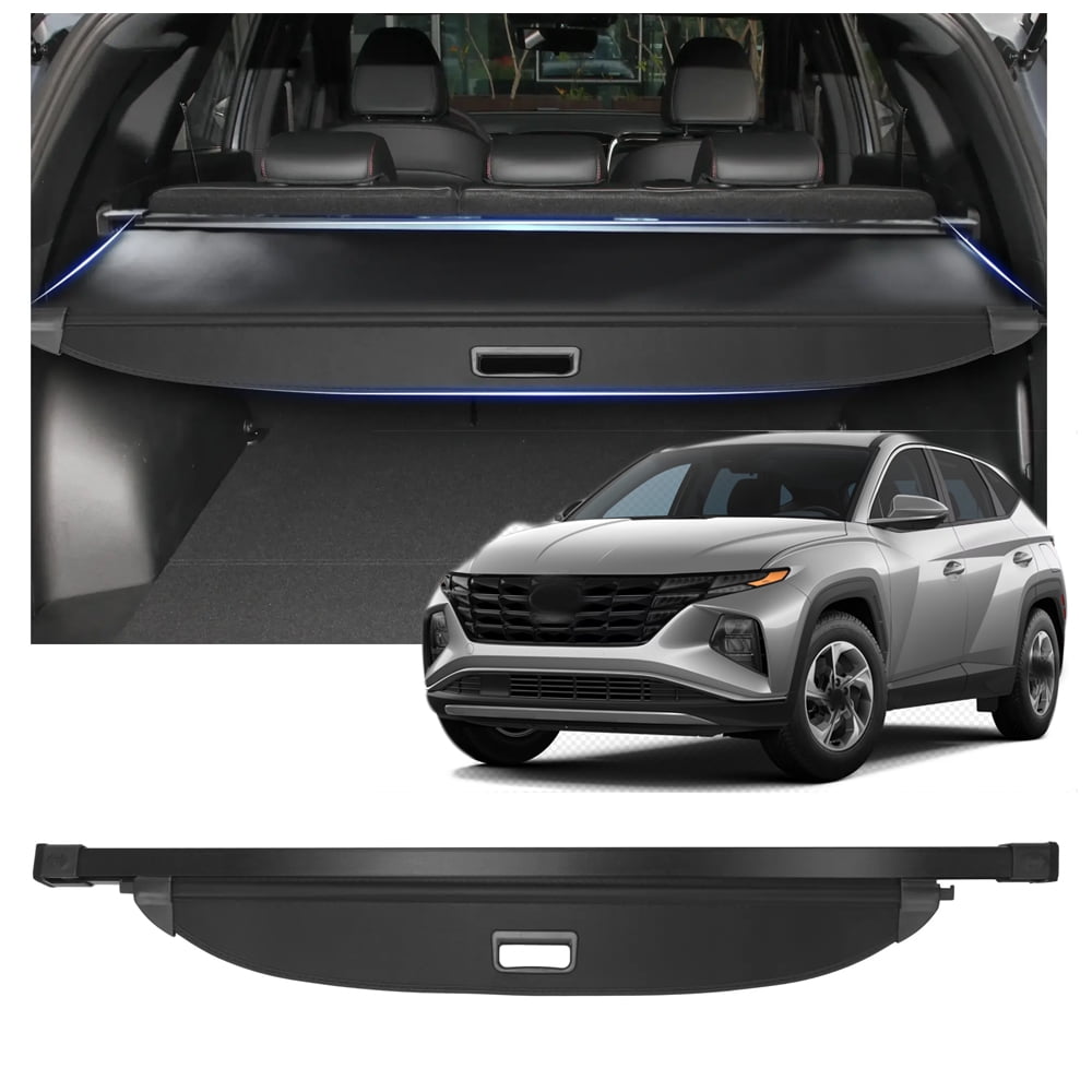 Retractable Cargo Cover Compatible with 2022 2023 2024 Hyundai Tucson ...