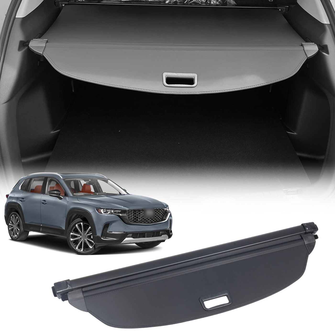 Retractable Cargo Cover for Mazda CX90 2024, Anti-Peeping Rear Trunk ...