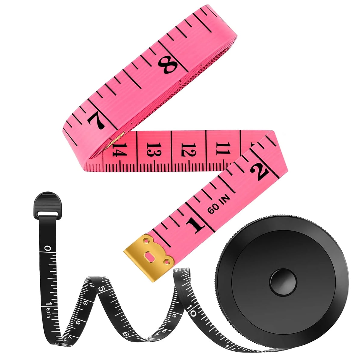 Retractable Cloth Tape, Dual Scale Ruler For Accurate Body Measurements ...