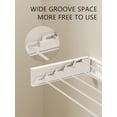 Retractable Clothes Drying Rack Wall Mount 31.5 in Budget-Friendly ...