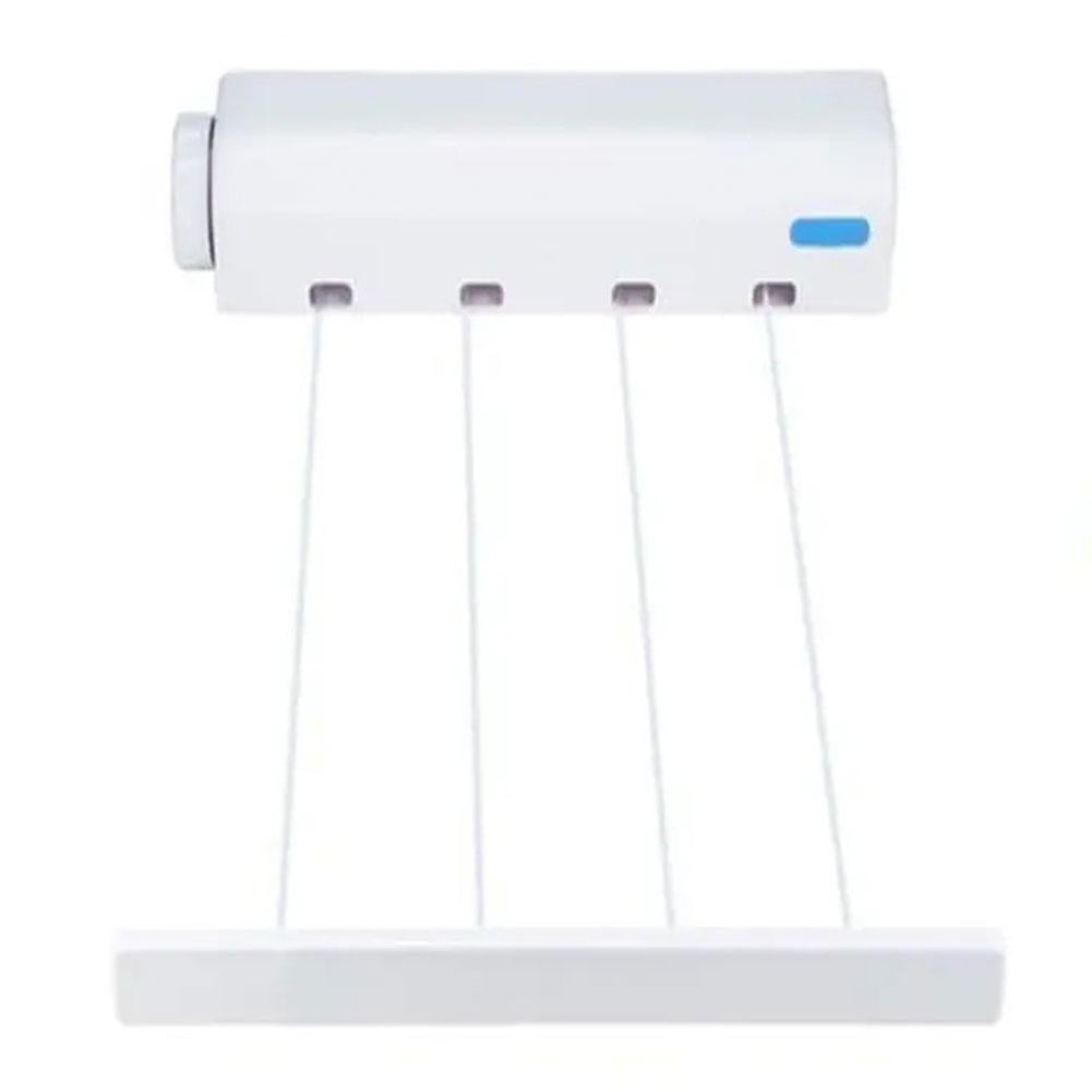 Retractable Clothesline 4-Line Clothes Drying Rack Portable Laundry ...