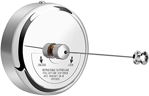 Retractable Clothesline 9. Feets, 304 Stainless Steel Clothes Line ...