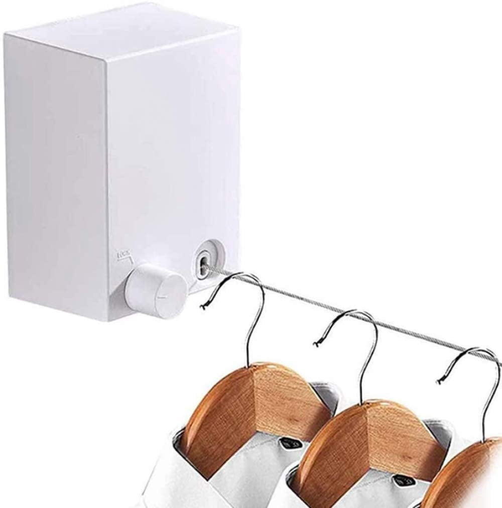 Retractable Clothesline, Adjustable Clothing Rope ,Duty Stainless Steel ...