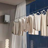 42ft Retractable Clothesline, Indoor/Outdoor, Double Line, Folding ...