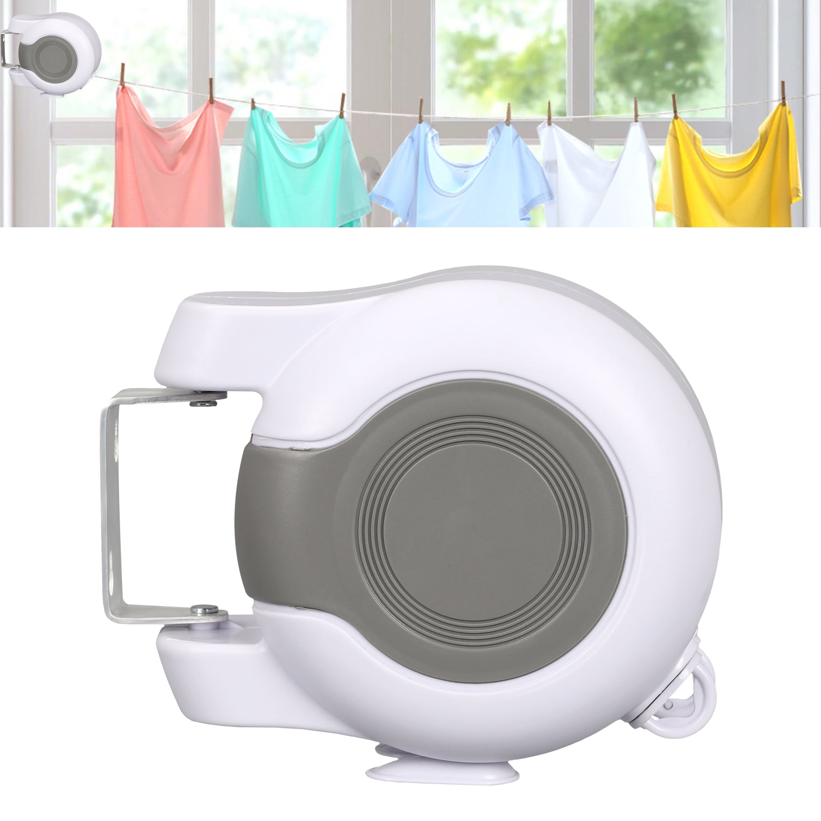 Retractable Clothesline Indoor Heavy Duty Double Line Retractable ...