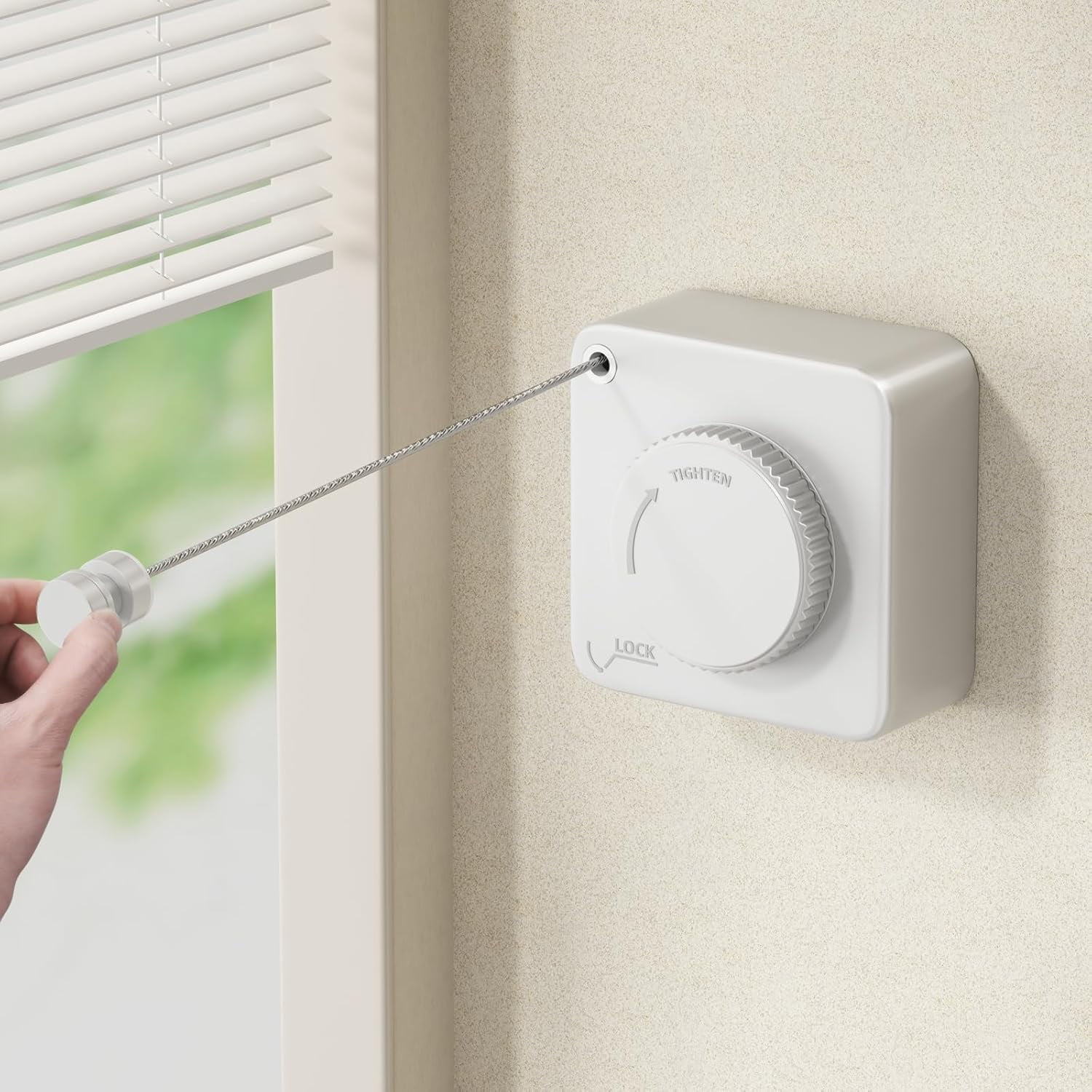 Retractable Clothesline Indoor, Non-Sagging Outdoor Clothes Line ...