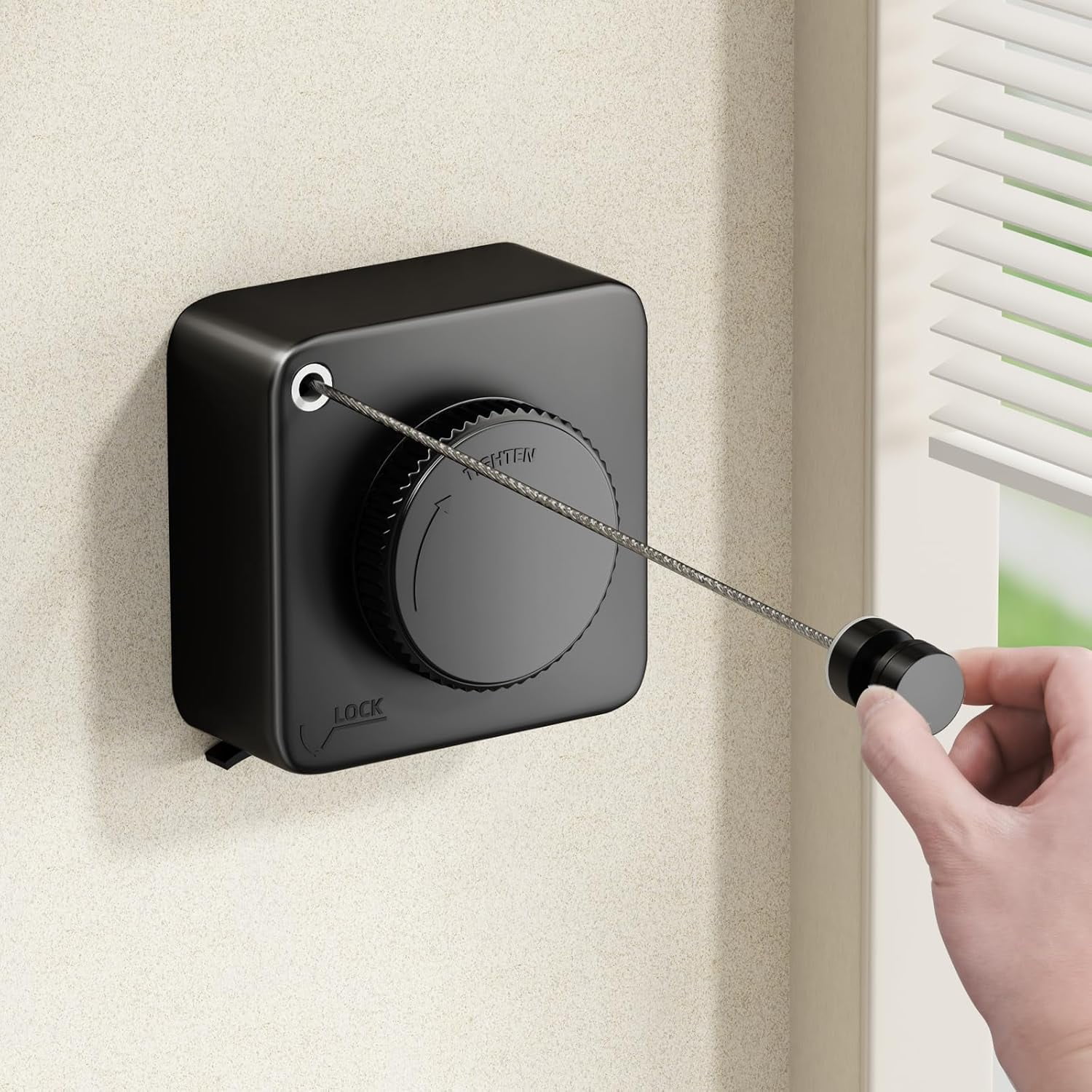 Retractable Clothesline Indoor, Non-Sagging Outdoor Clothes Line ...