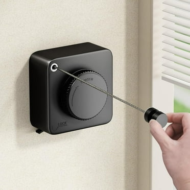 42ft Retractable Clothesline, Indoor/Outdoor, Double Line, Folding ...