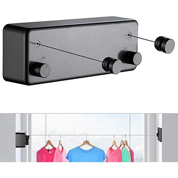 Retractable Clothesline |Indoor Outdoor Clothes Line | Heavy Duty ...