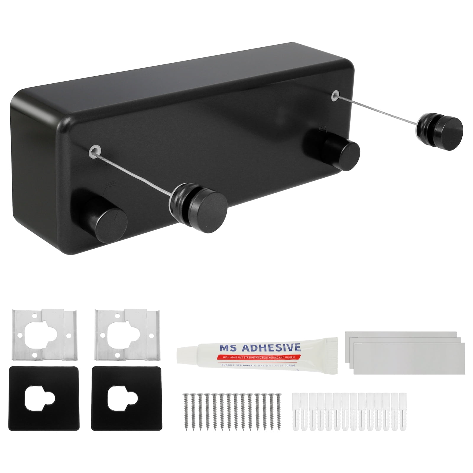 Retractable Clothesline Indoor Wall Mounted Clothes Line Heavy Duty ...