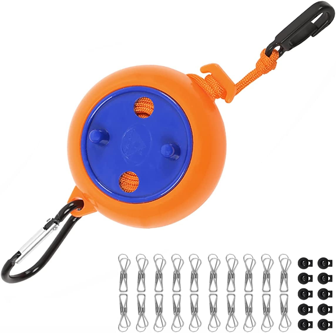 Retractable Clothesline, Portable Camping Clothesline 8m, Outdoor ...