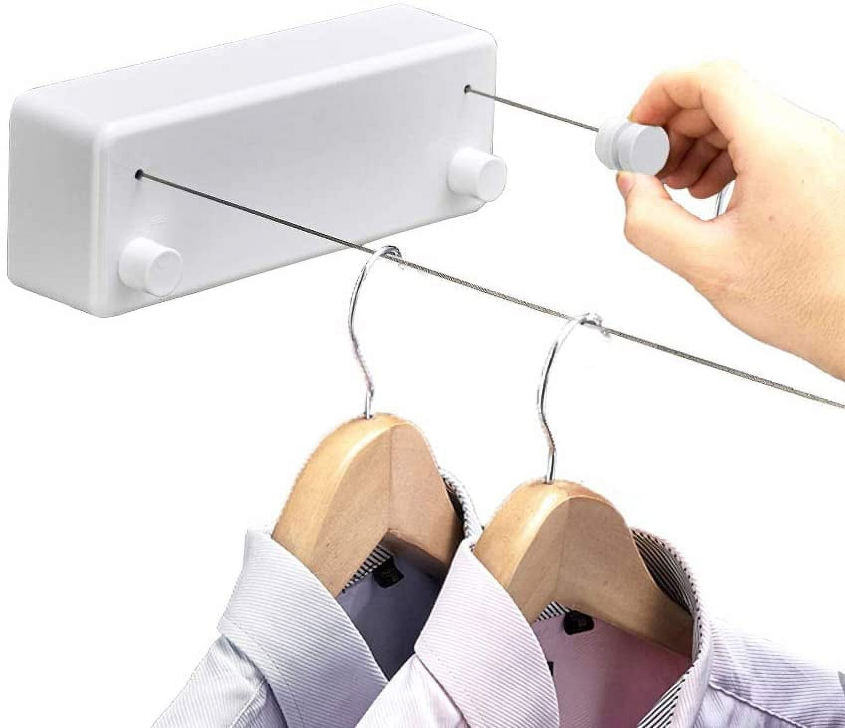 Retractable Clothesline, Portable Clothes Line Retracting Outdoors ...