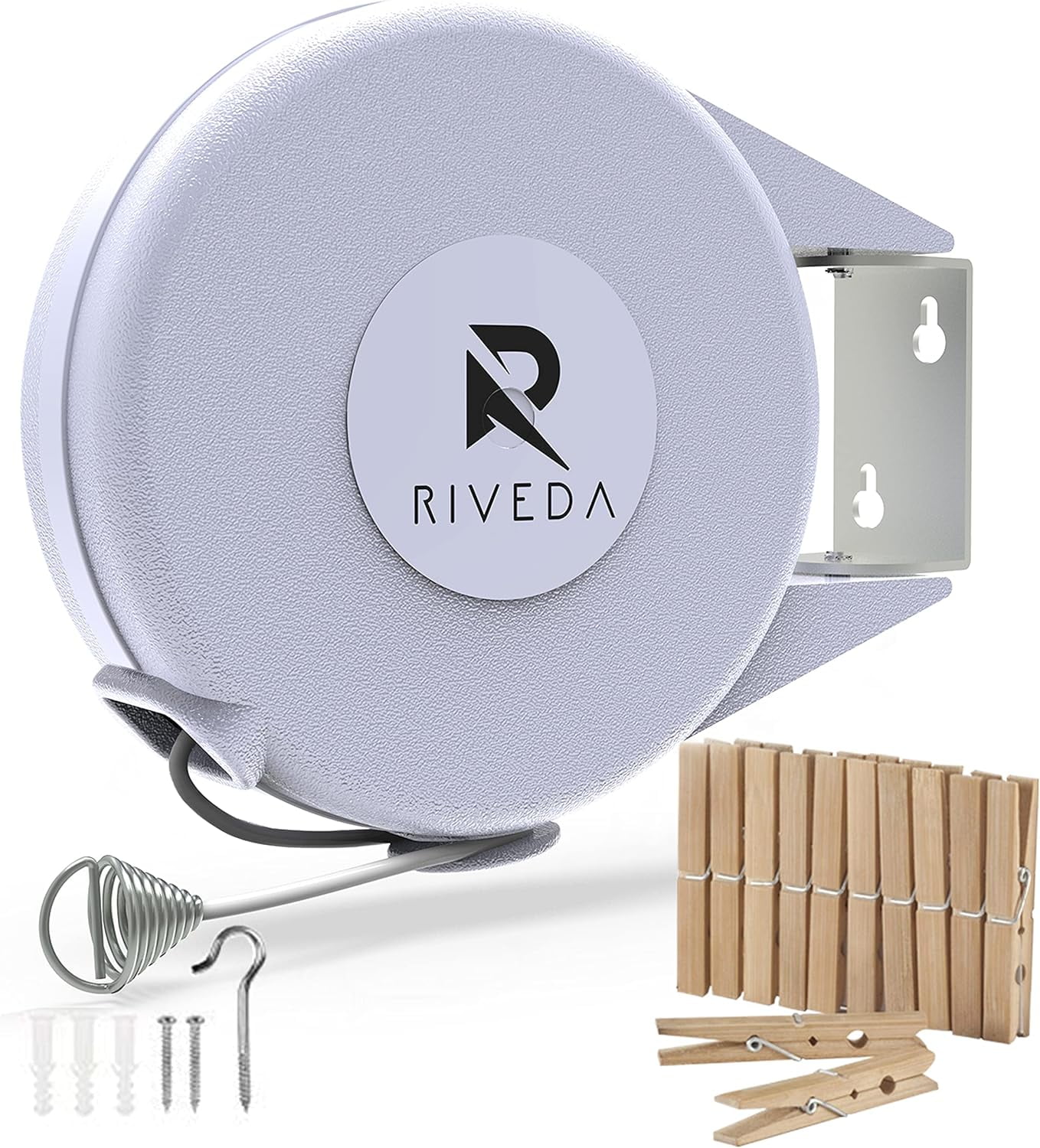 Retractable Clothesline - Portable Heavy Duty Indoor and Outdoor ...