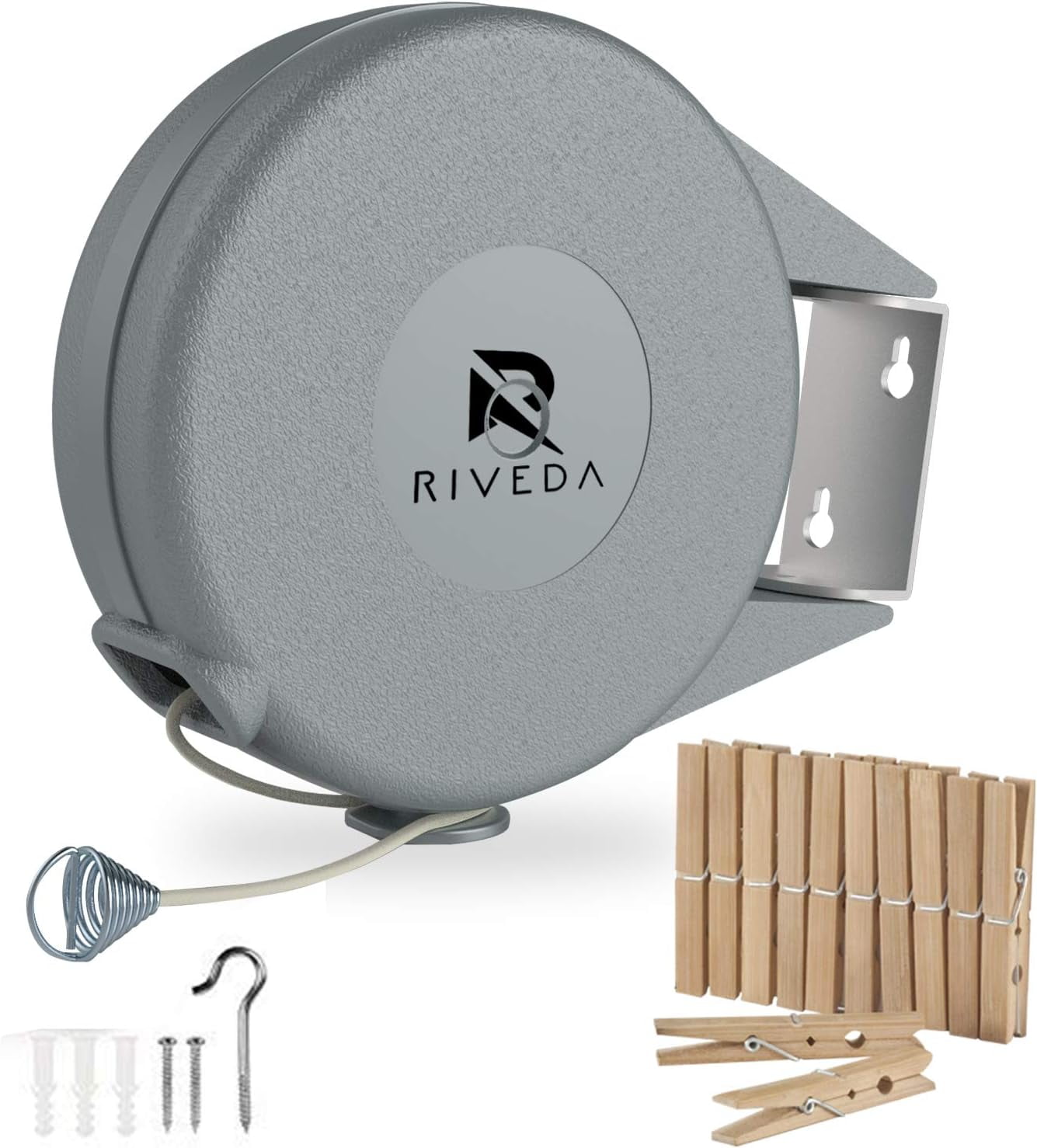 Retractable Clothesline - Portable Heavy Duty Indoor and Outdoor ...