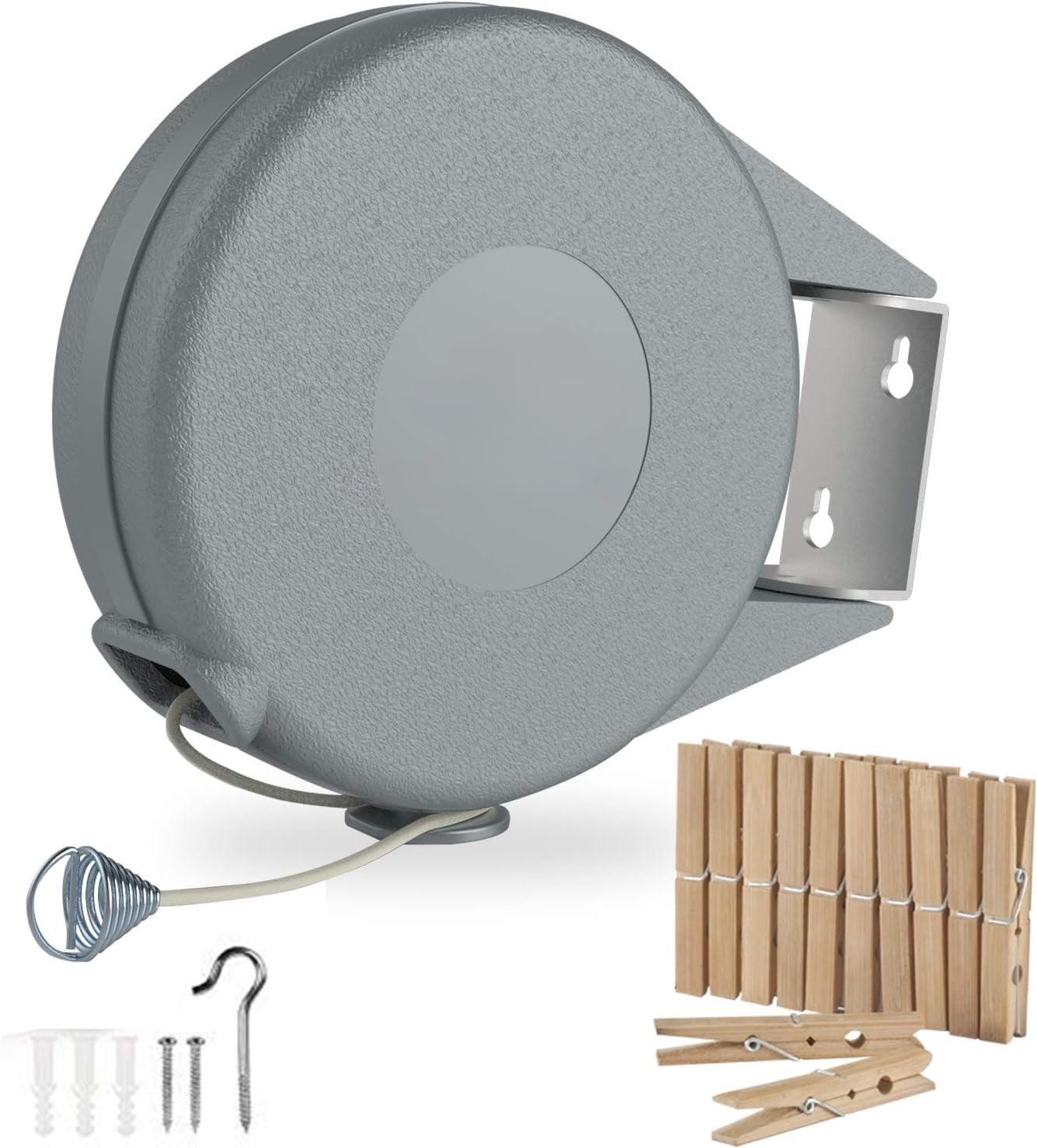 Retractable Clothesline - Portable Heavy Duty Indoor and Outdoor ...