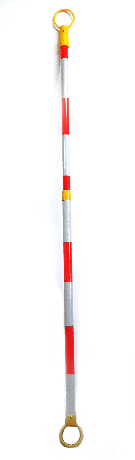 Retractable Cone Bar 2"OD x 52-80" Length Traffic Cone Barrier Bar ...