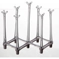 Retractable Cup Drying Rack, Plastic Non-Slip Glass Bottle Drainer ...