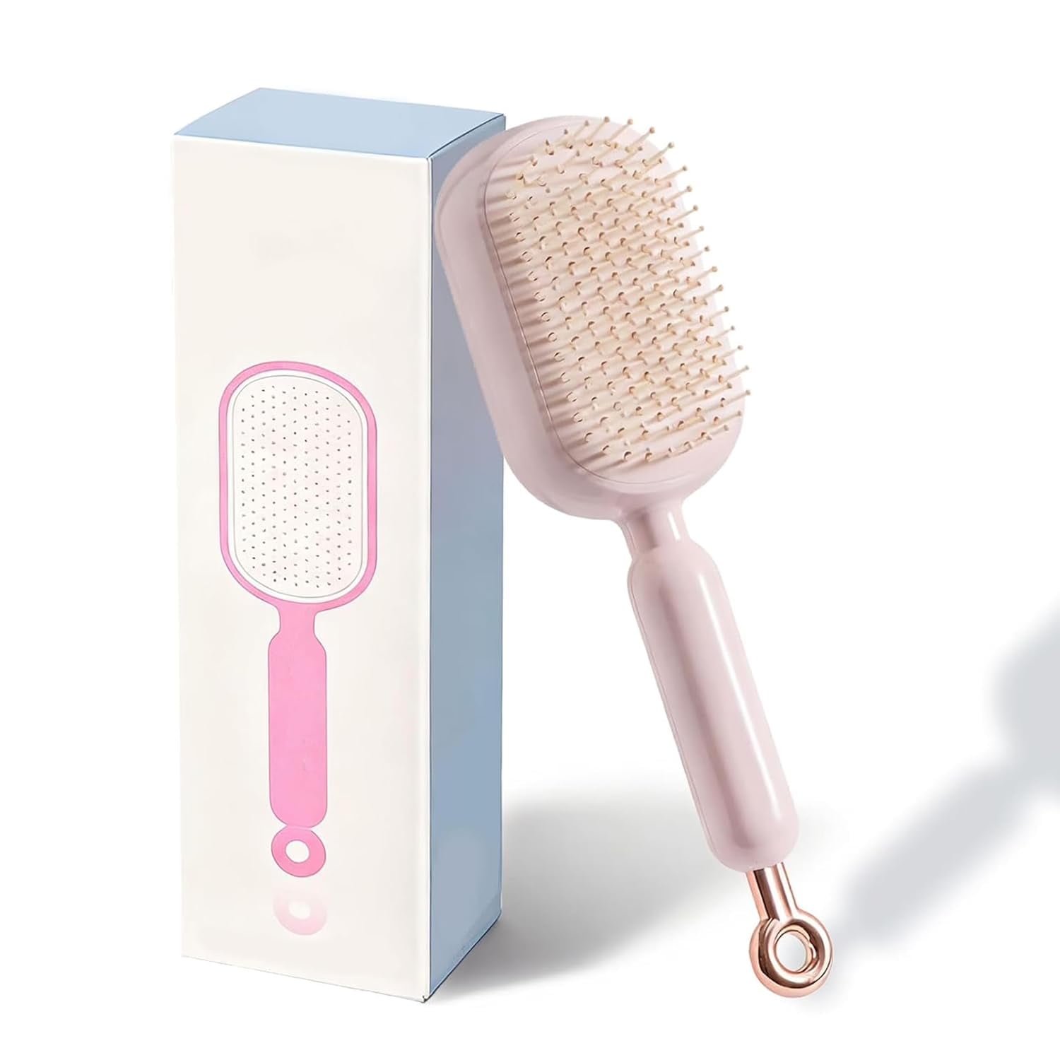 Retractable Cushion Massage Comb - Portable Travel Hair Detangler with ...