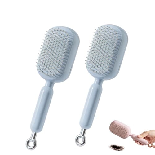 Retractable Cushion Massage Comb, Retractable Hair Brush With Self ...