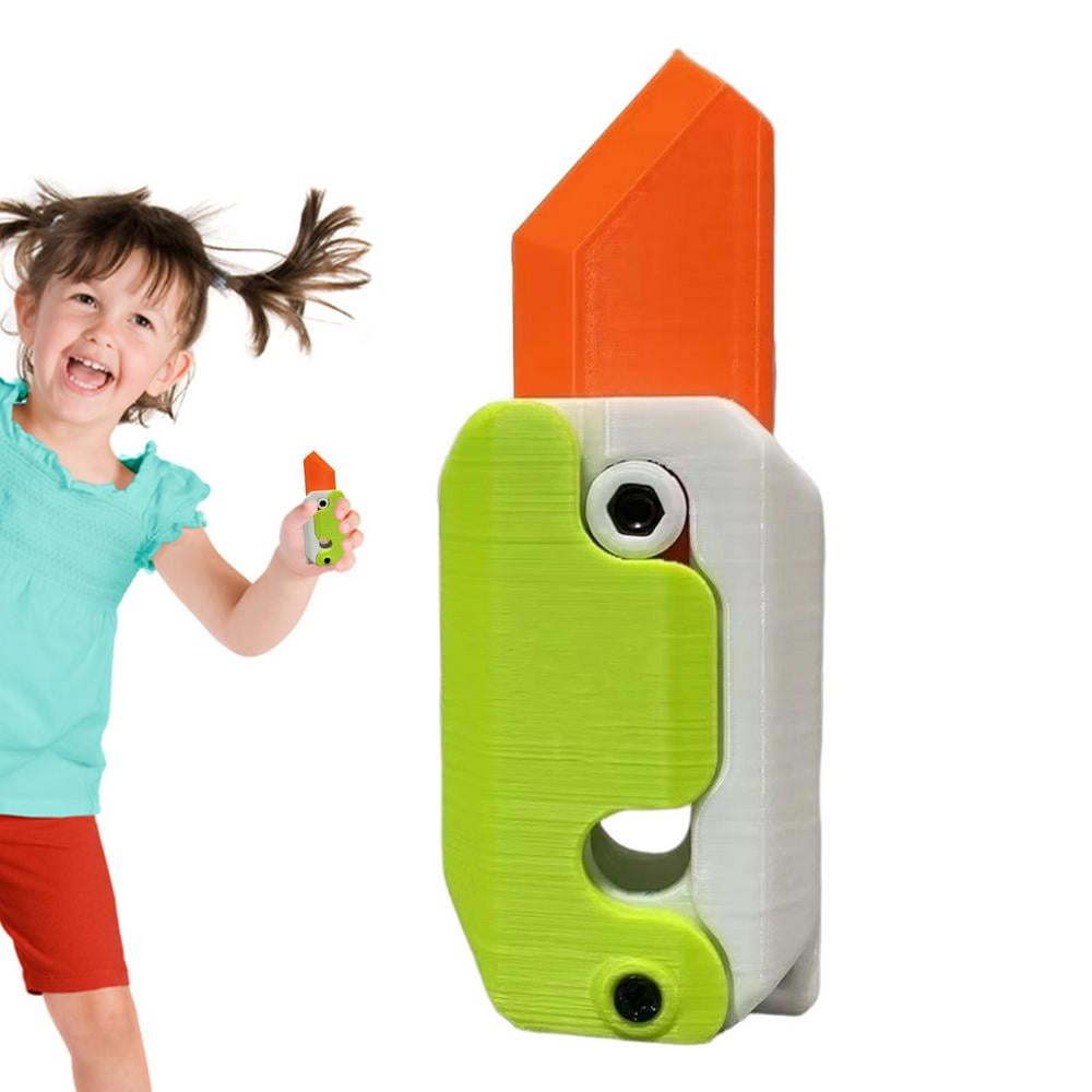 Retractable Cutter Toy, Cartoon Carrot Design Disappearing Cutter ...