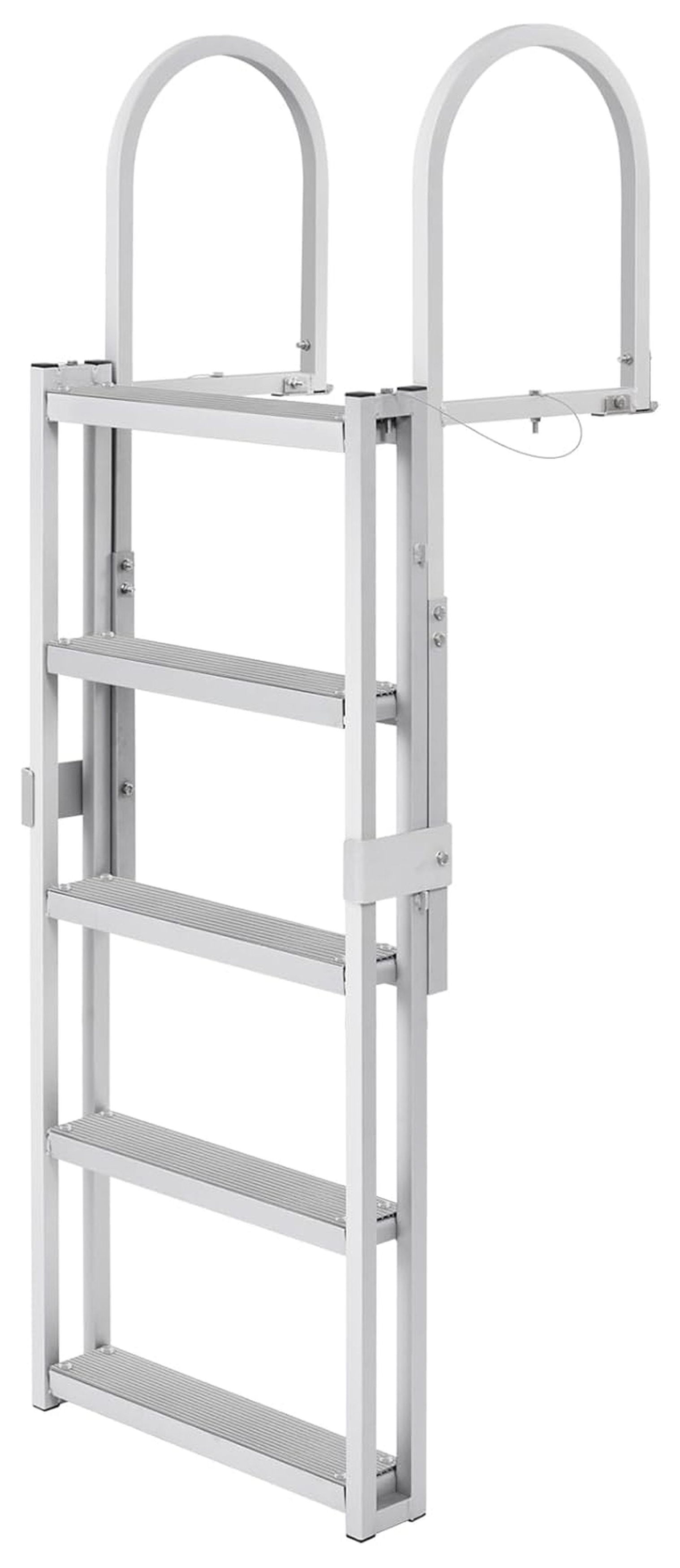 Retractable Dock Ladder with Nonslip Pedals, Pontoon Boat Ladder 68"-80 ...