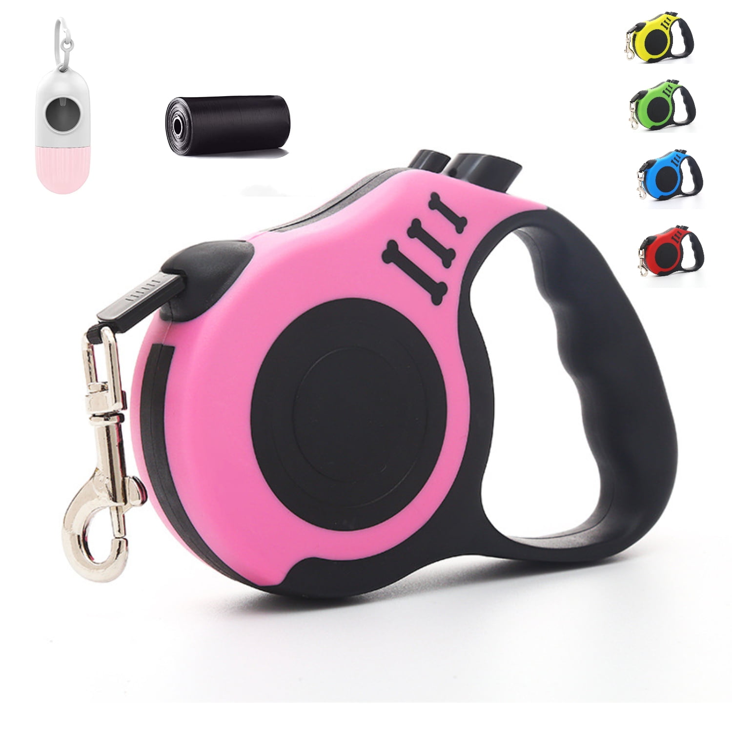 Retractable Dog Leash, 10/16FTPet Walking Leash with Anti-Slip Handle ...