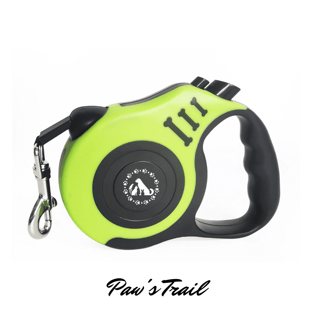Retractable Dog Leash: Heavy-Duty, Anti-Slip Handle with One-Hand Brake ...