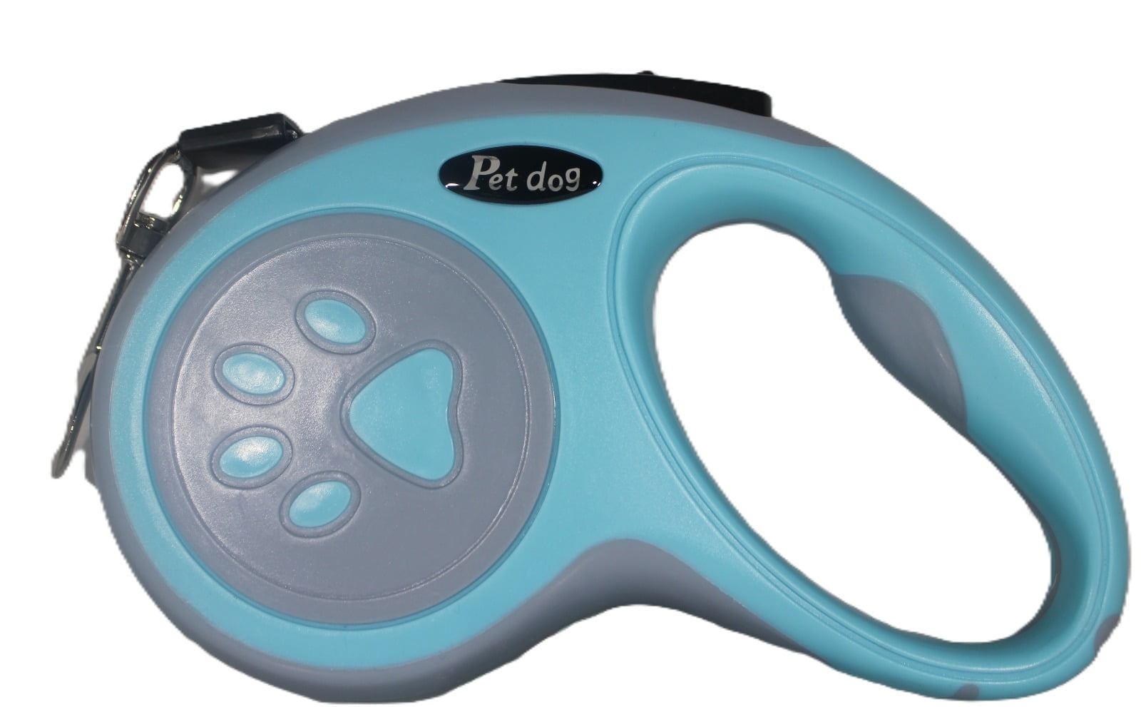 Retractable Dog Leash with Paw Print Locking System – Heavy-Duty ...