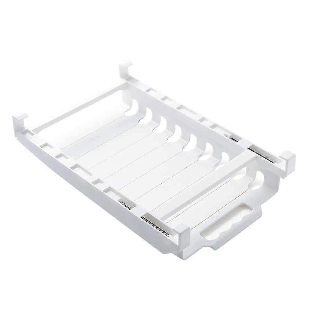 Retractable Drawer Organiser Fridge Rail Rack Kitchen Drawers Space ...