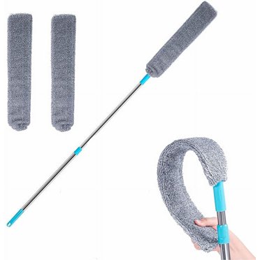 Retractable Dust Cleaner Under Appliance Microfiber Duster Dust Brush ...