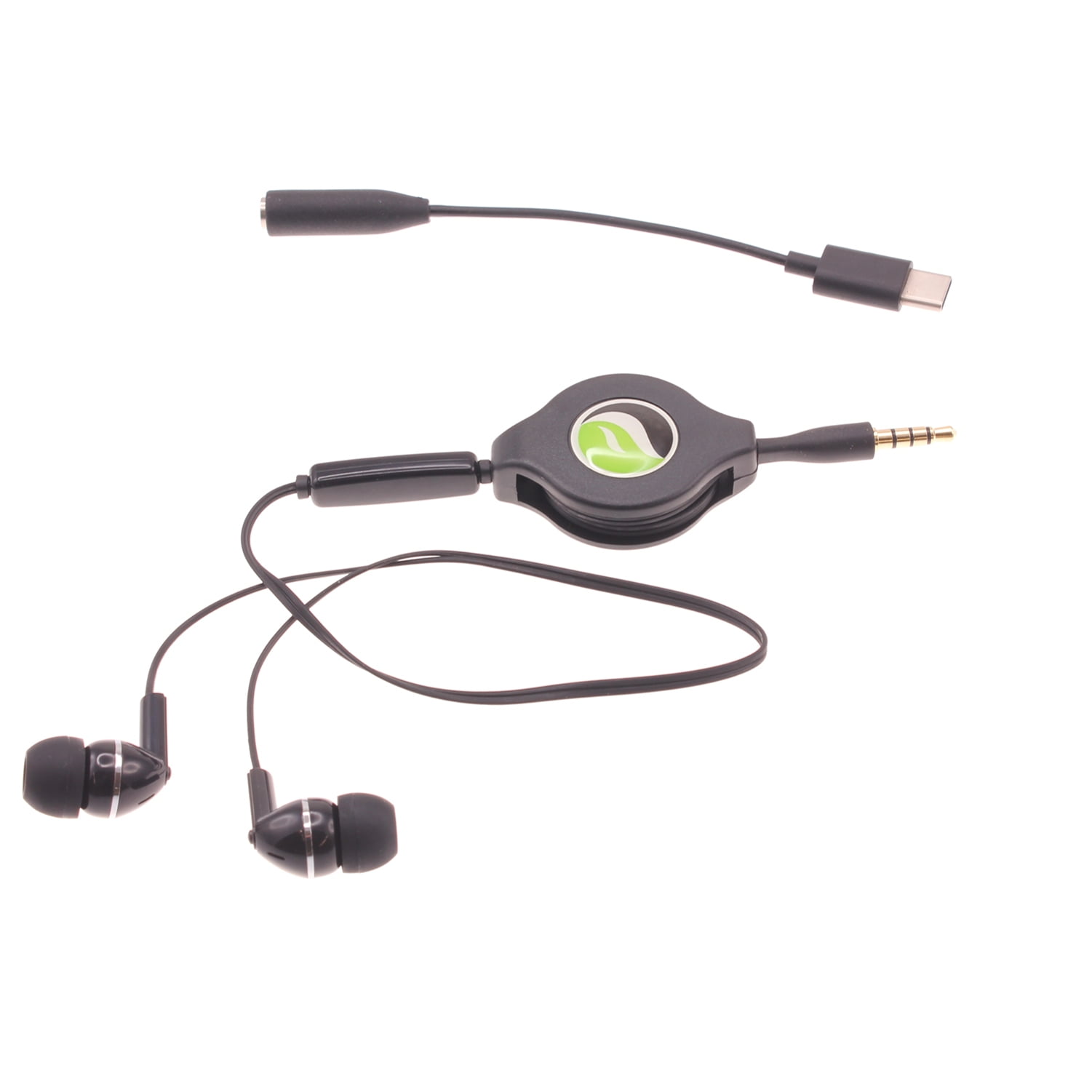Retractable Earphones for Amazon Fire Max 11 (2023) - Type-C Adapter ...