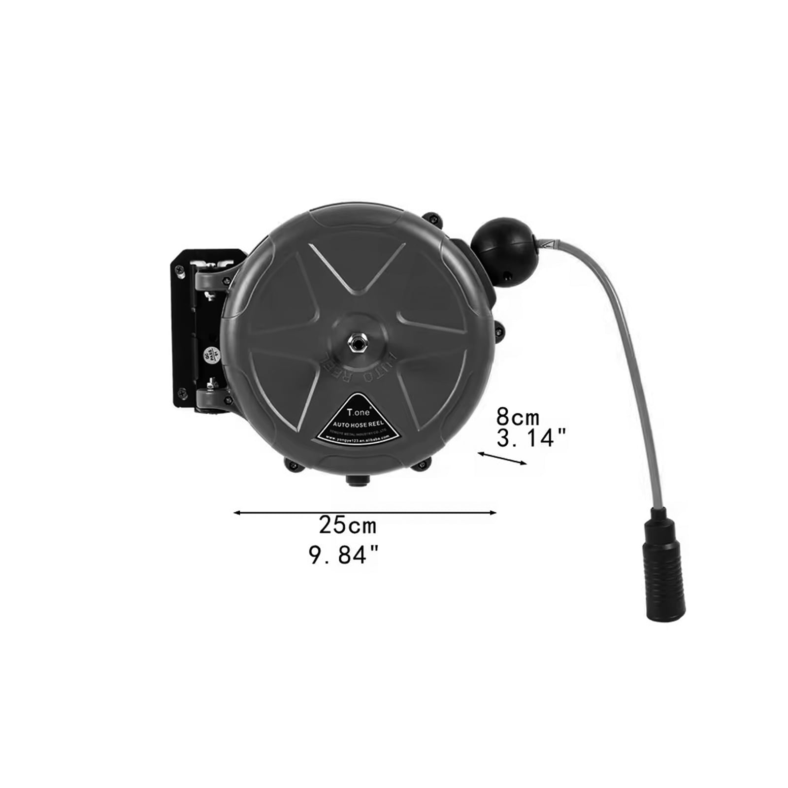 Retractable Extension Cord Reel - 33ft Hose Reel Retractable Automatic ...