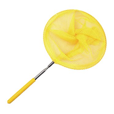 Landing Fish Net- Fly Fishing Equipment, Clear Rubber Mesh and Wooden ...