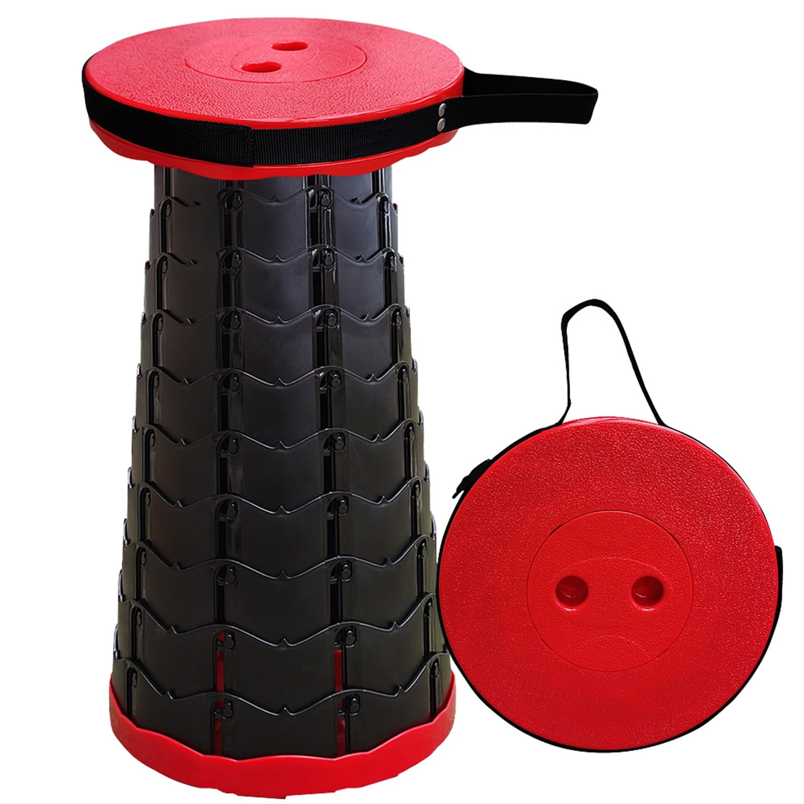 Retractable Folding Stool Camping Chair Camping Fishing Height ...