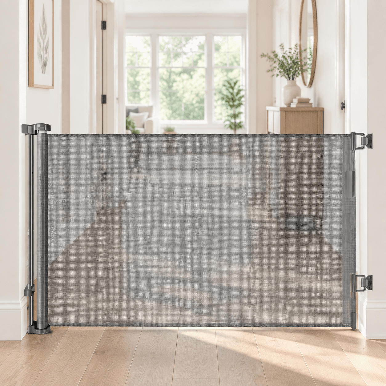 Retractable Gates With Cat Door 80