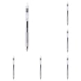 Retractable Gel Pens, 0.5mm Fast Dry Black Gel Pen With ST Tip, Smooth ...