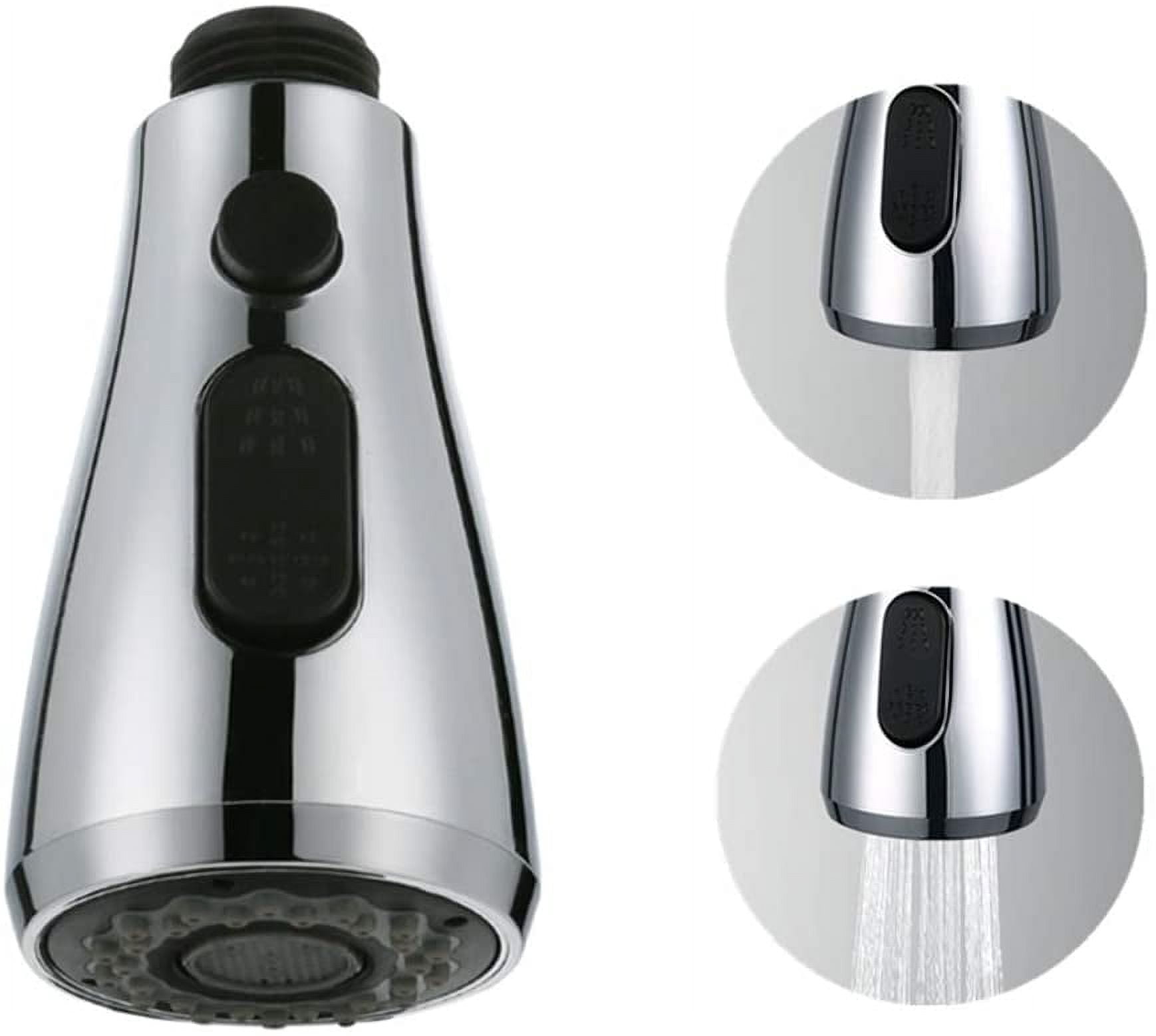 Retractable Hand Shower With Eco-Stop Button for Kitchen and Bathroom ...