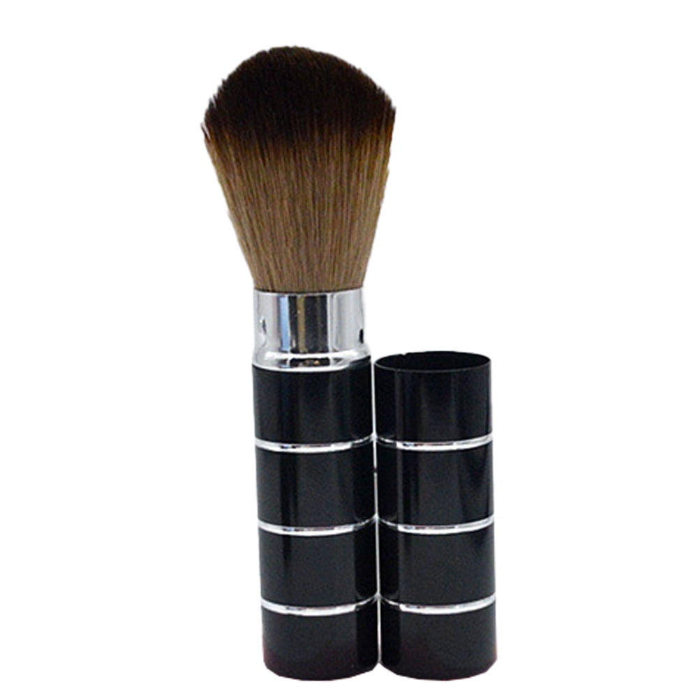 Retractable Kabuki Brushes Powder Brush Foundation Brush Blush Brush Face Blender Mineral ...