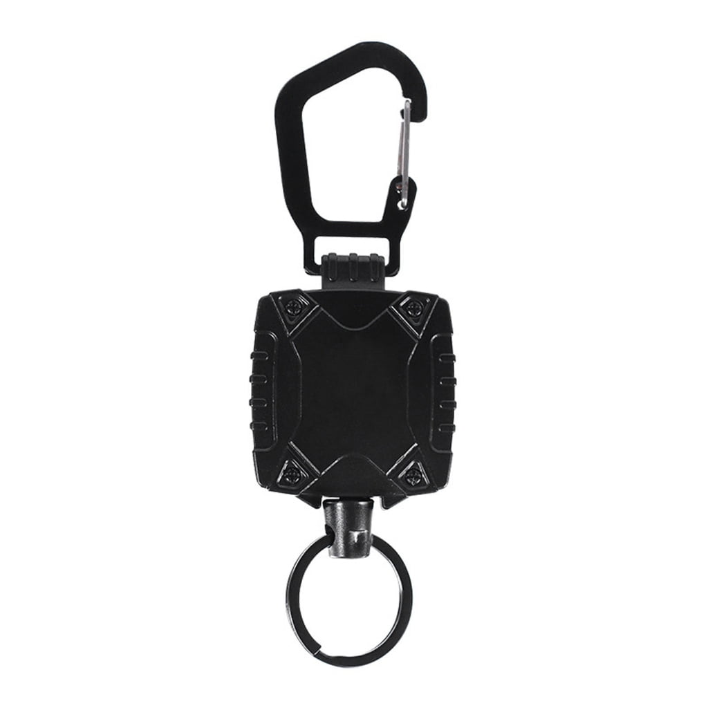 Retractable Key Chain Heavy Duty Key Holder Reel with Carabiner 23 ...