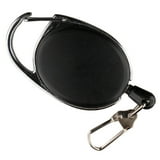 Small, Retractable Key Chain Recoil Black Keyring - Ideal for Keychains ...